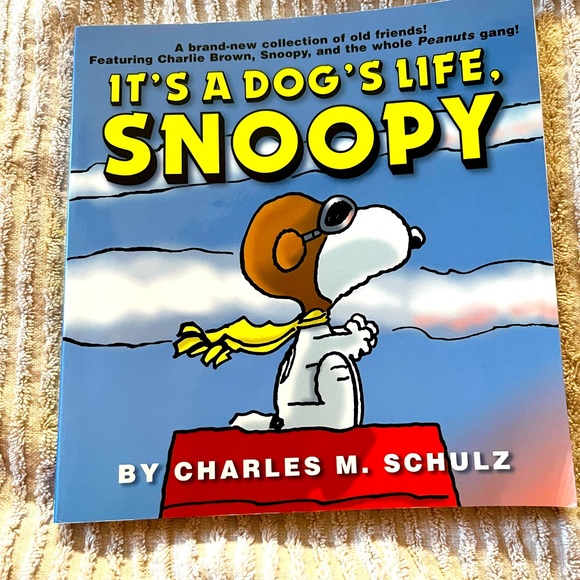 Other | Its A Dogs Life Snoopy Book By Charles M Schulz | Poshmark